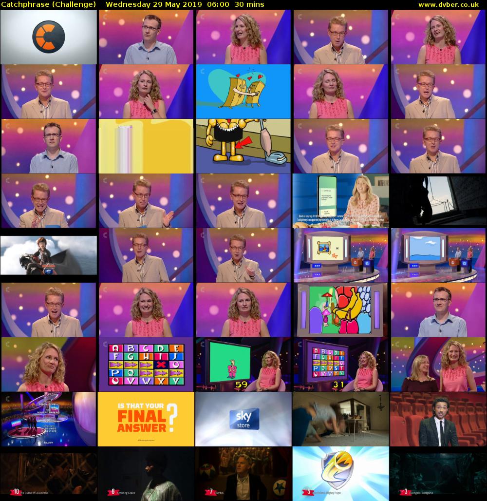 Catchphrase (Challenge) - 2019-05-29-0600