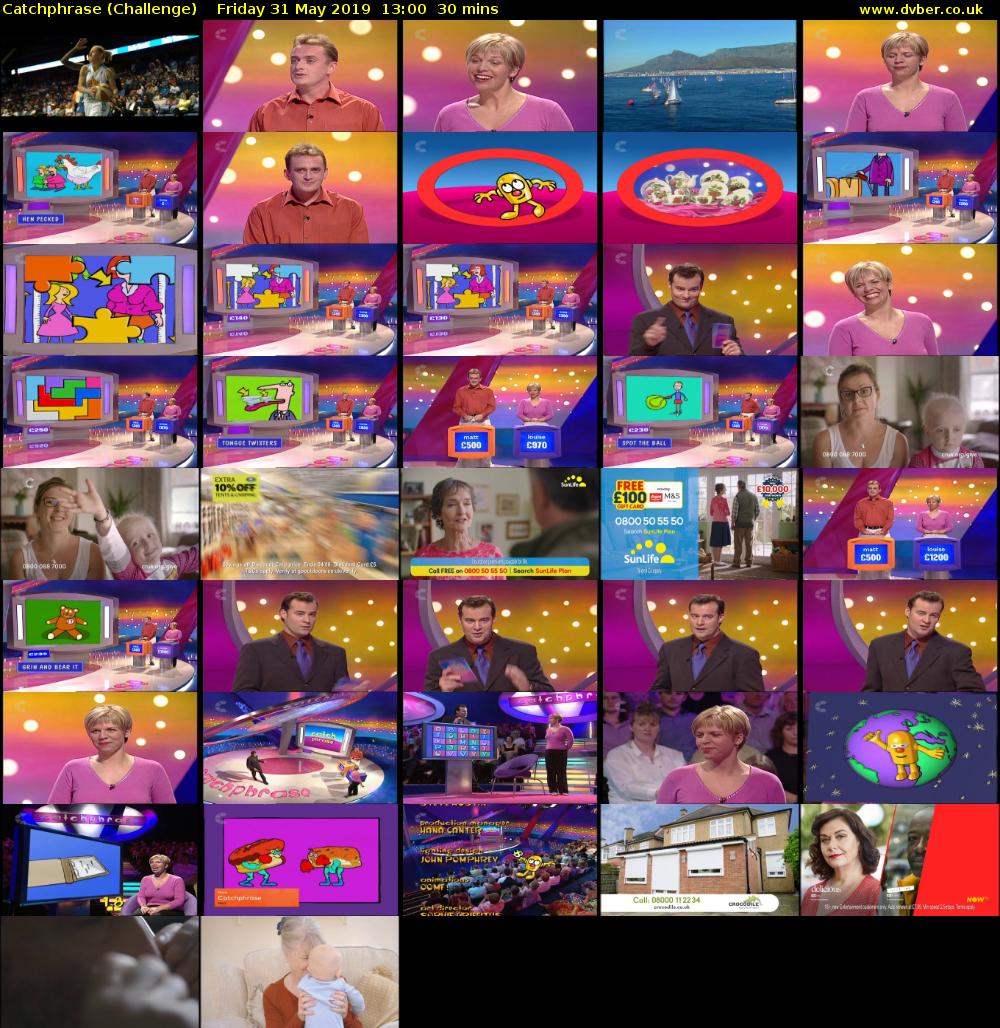 Catchphrase (Challenge) - 2019-05-31-1300