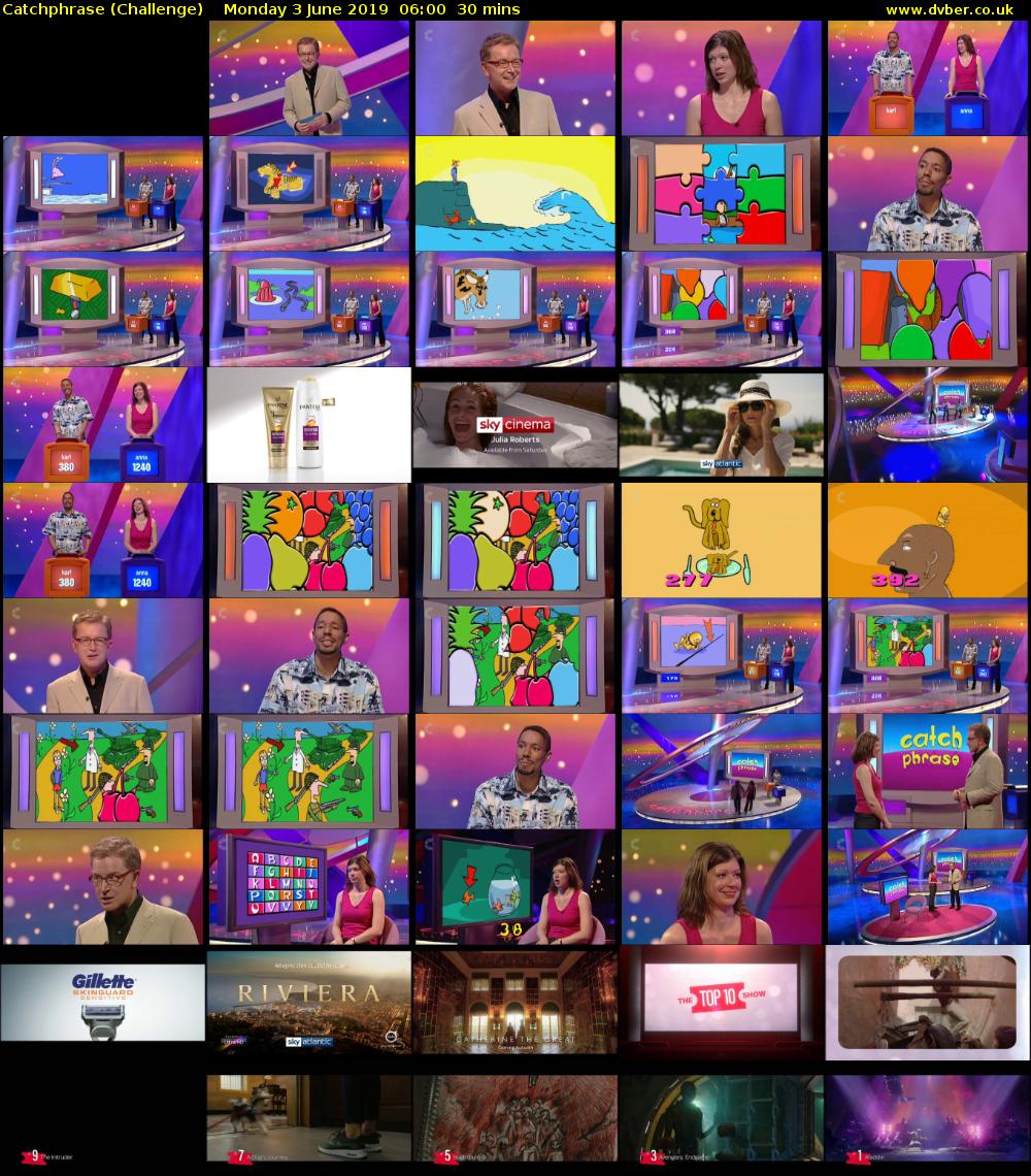 Catchphrase (Challenge) - 2019-06-03-0600