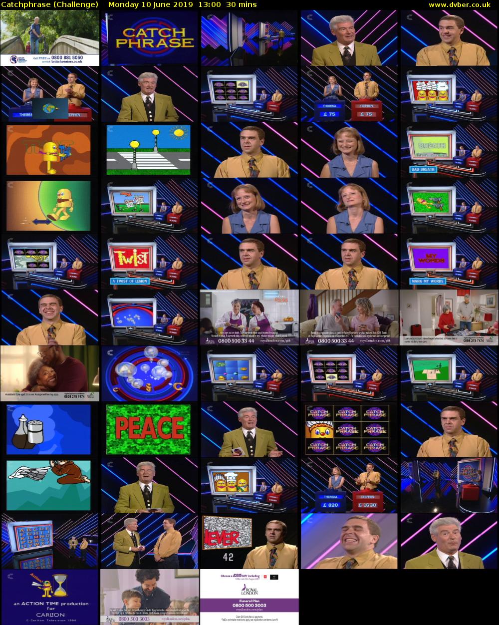 Catchphrase (Challenge) - 2019-06-10-1300