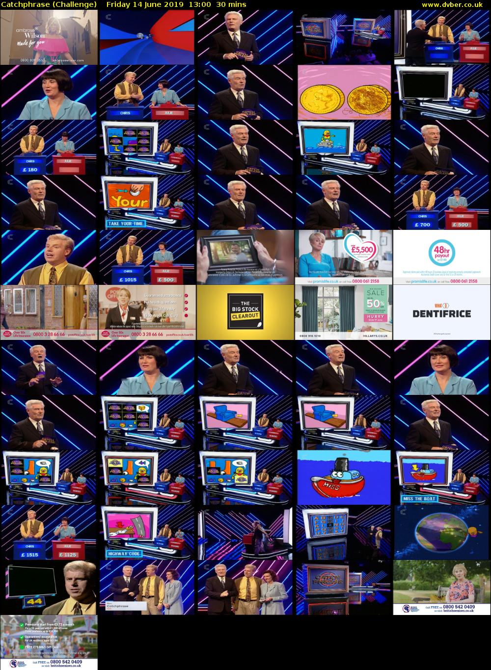 Catchphrase (Challenge) - 2019-06-14-1300