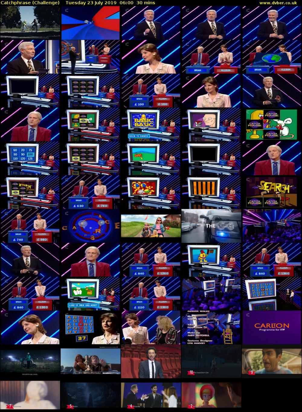 Catchphrase (Challenge) - 2019-07-23-0600