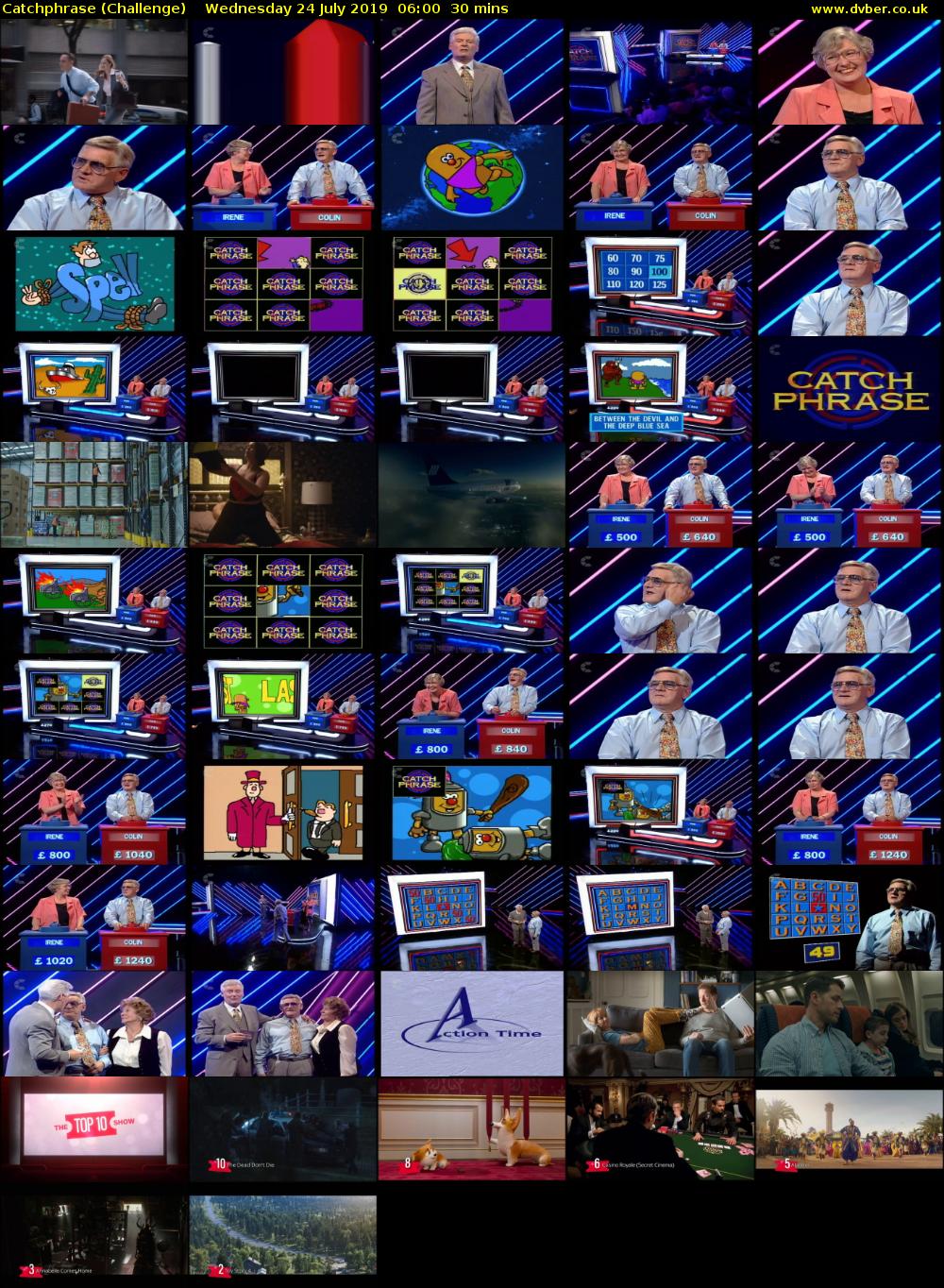 Catchphrase (Challenge) - 2019-07-24-0600