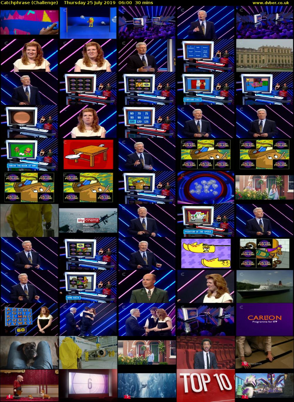 Catchphrase (Challenge) - 2019-07-25-0600