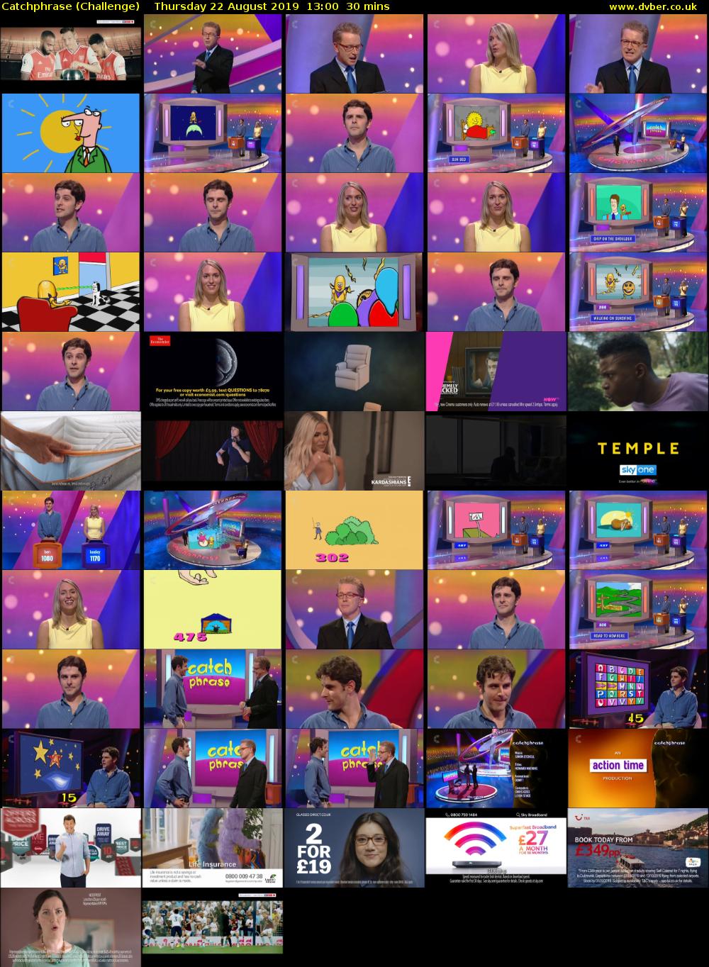 Catchphrase (Challenge) - 2019-08-22-1300