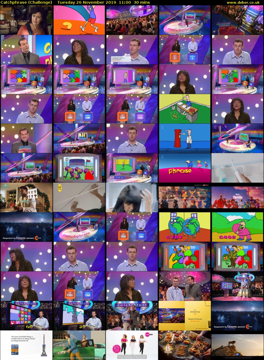 Catchphrase (Challenge) - 2019-11-26-1100