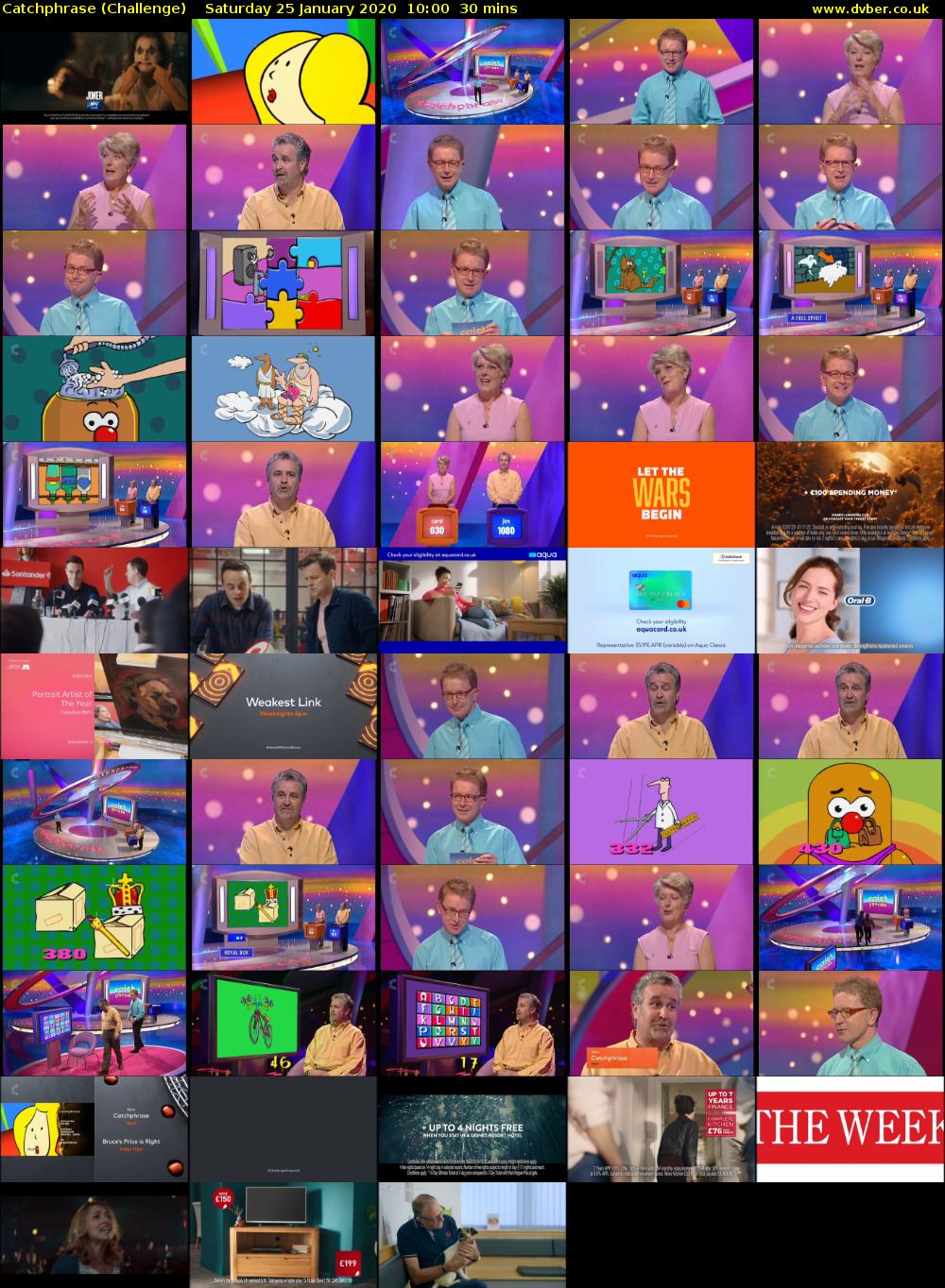 Catchphrase (Challenge) - 2020-01-25-1000