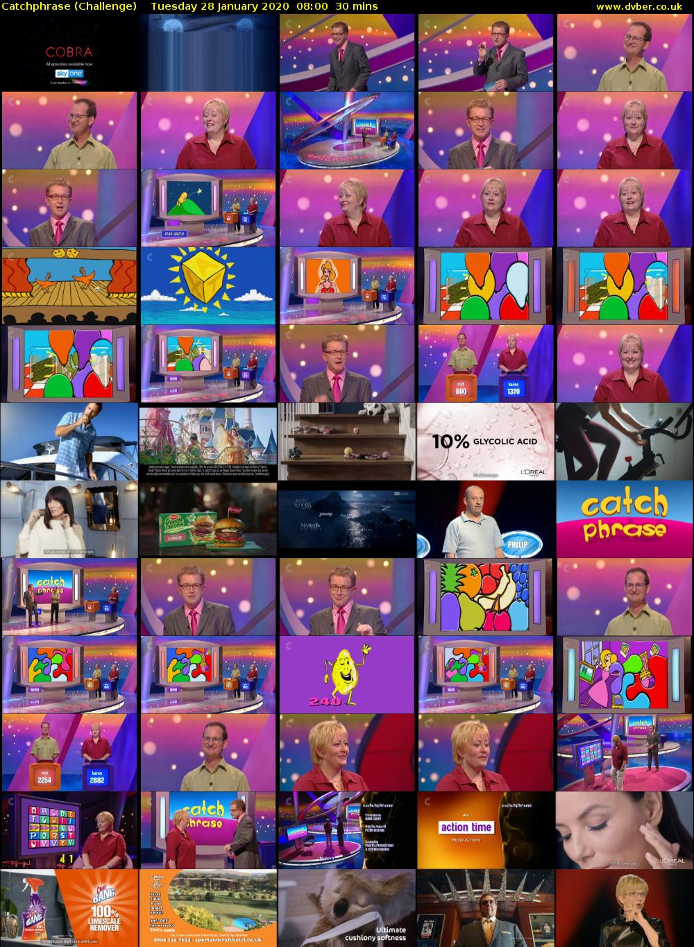 Catchphrase (Challenge) - 2020-01-28-0800