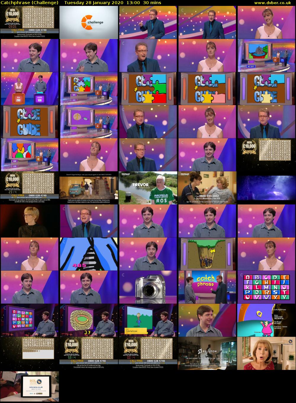 Catchphrase (Challenge) - 2020-01-28-1300