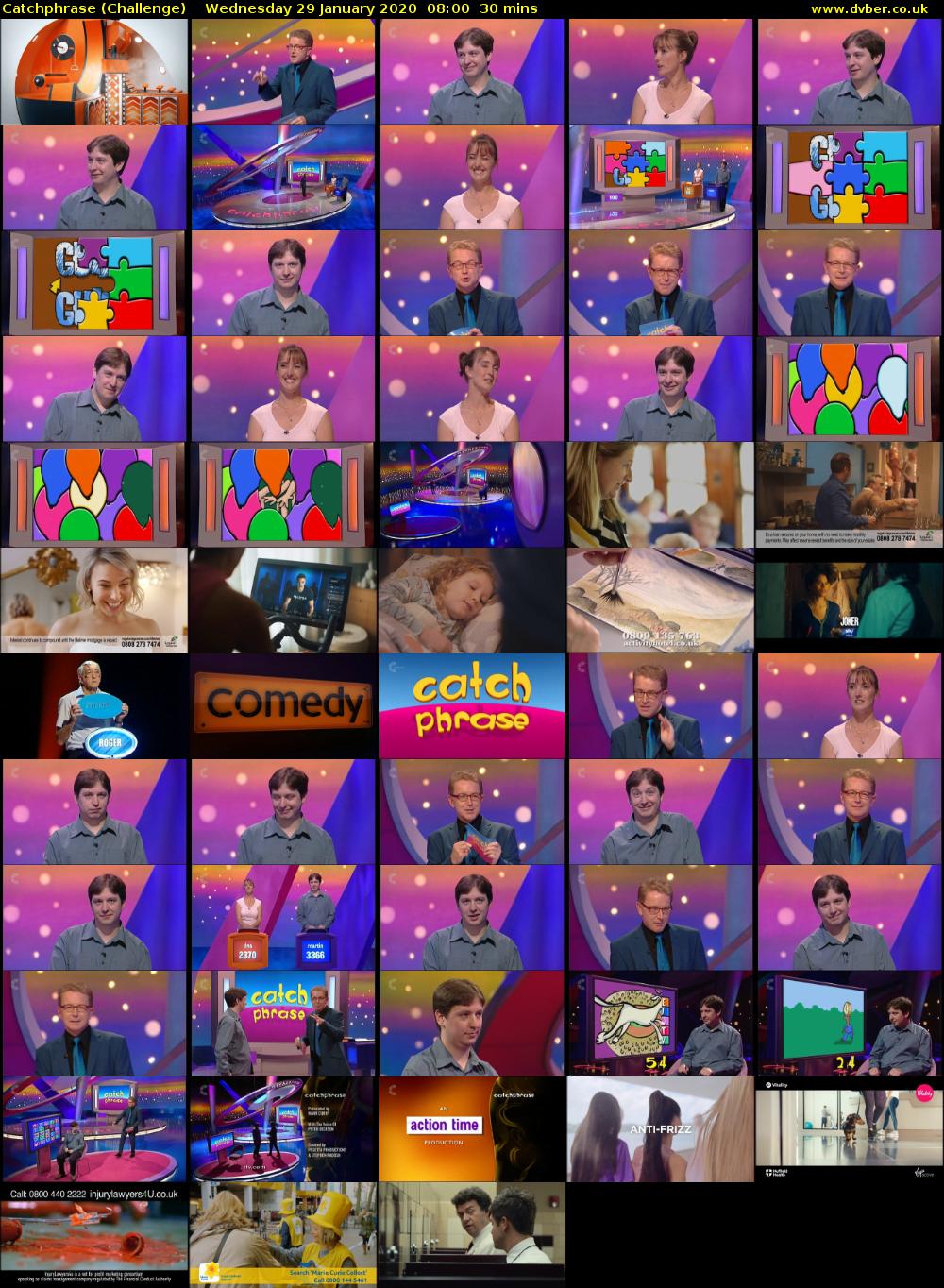 Catchphrase (Challenge) - 2020-01-29-0800