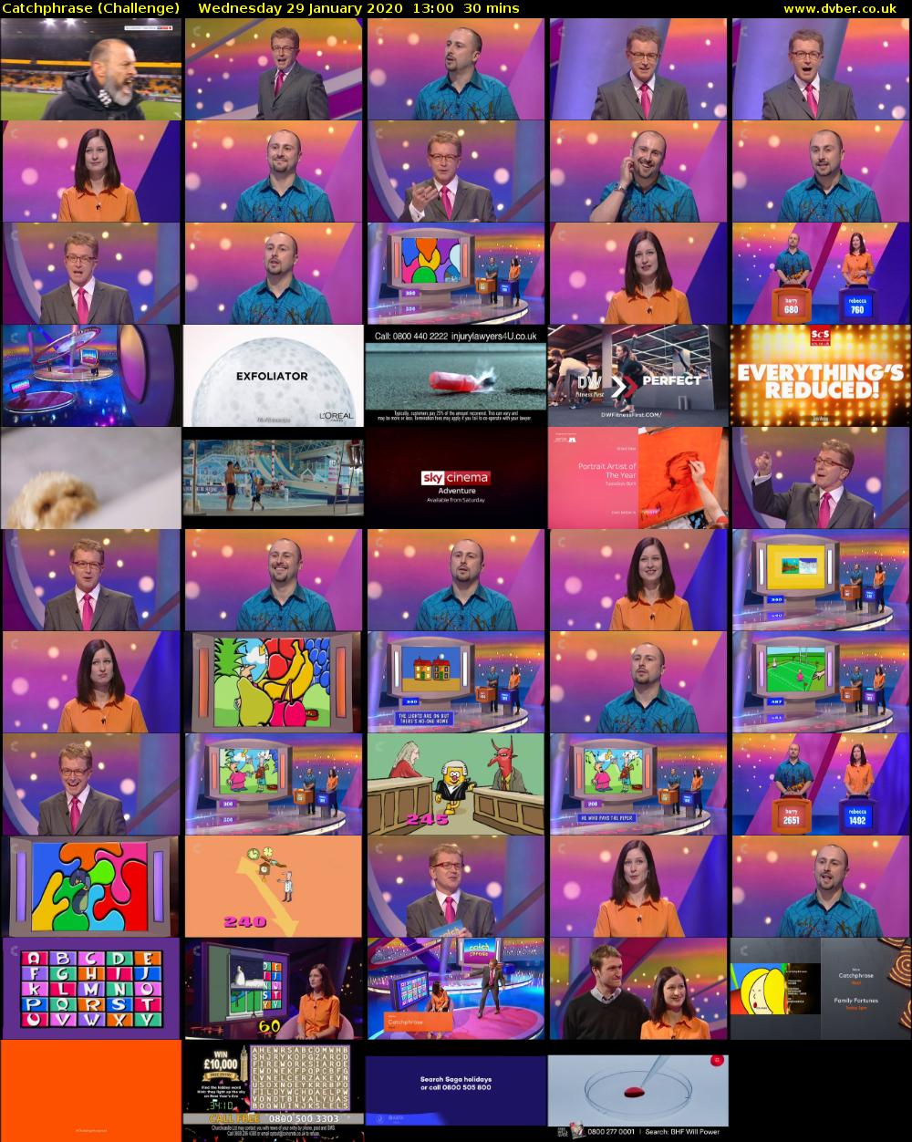 Catchphrase (Challenge) - 2020-01-29-1300