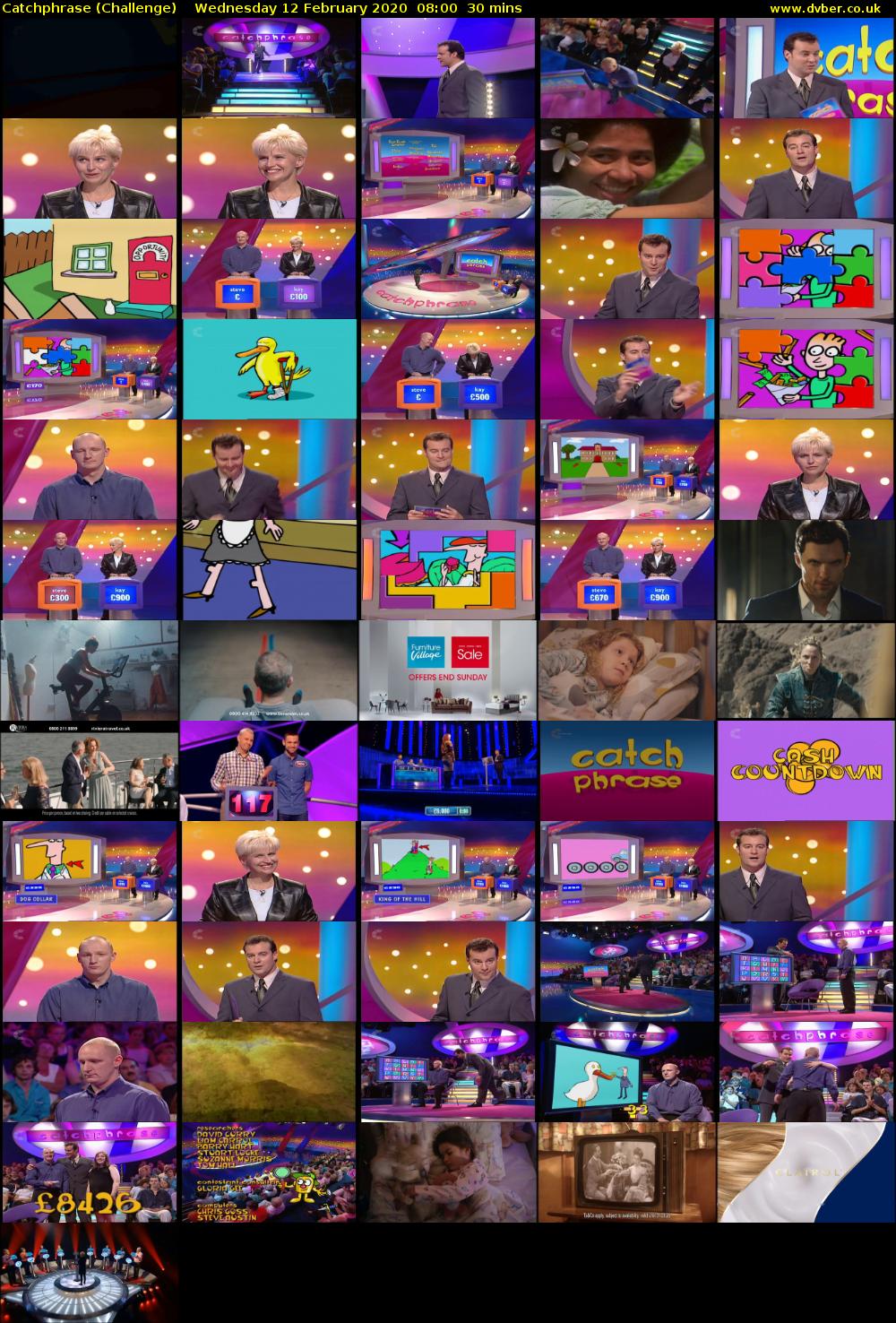 Catchphrase (Challenge) - 2020-02-12-0800