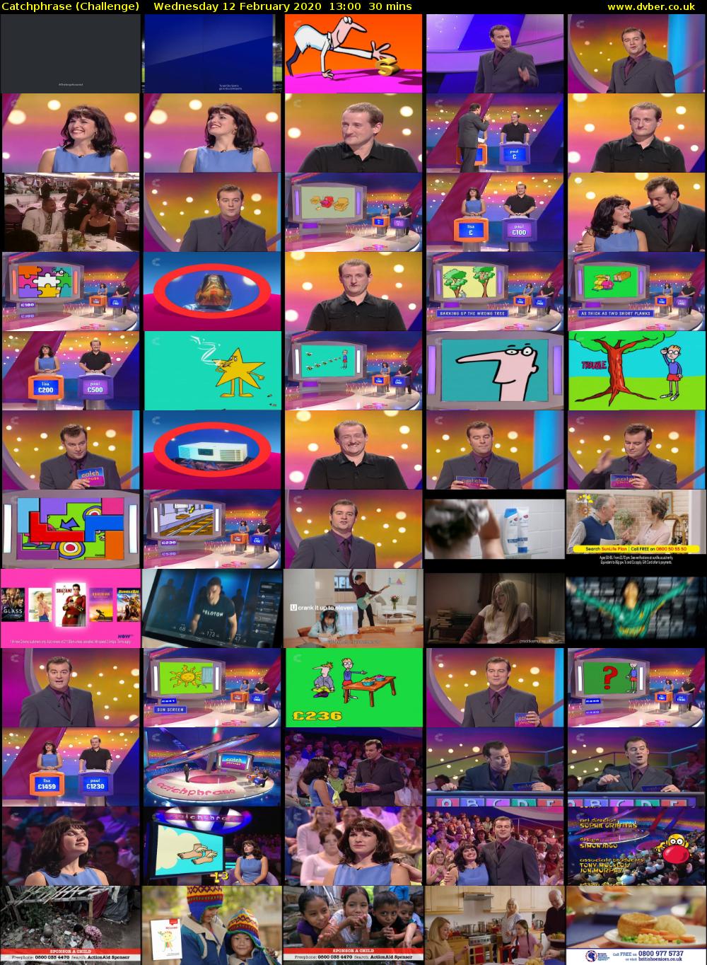 Catchphrase (Challenge) - 2020-02-12-1300