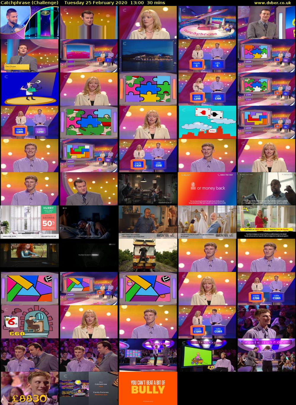 Catchphrase (Challenge) - 2020-02-25-1300