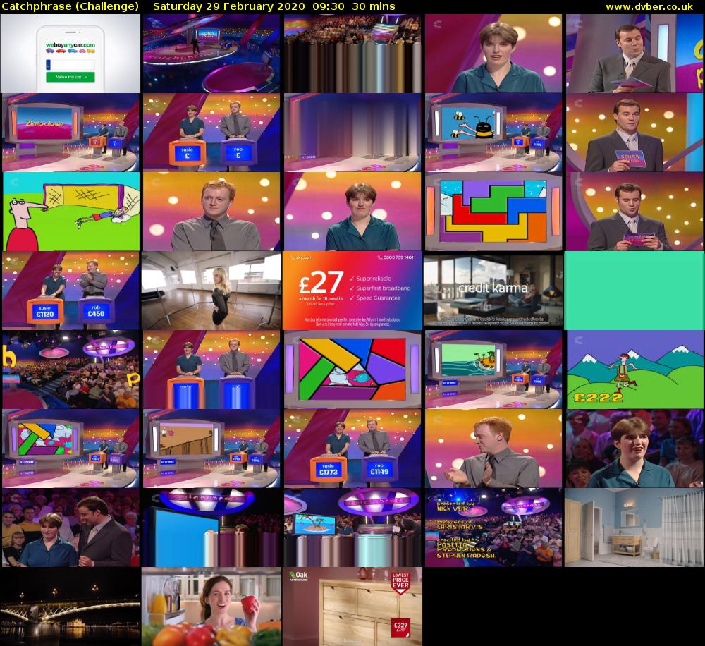 Catchphrase (Challenge) - 2020-02-29-0930