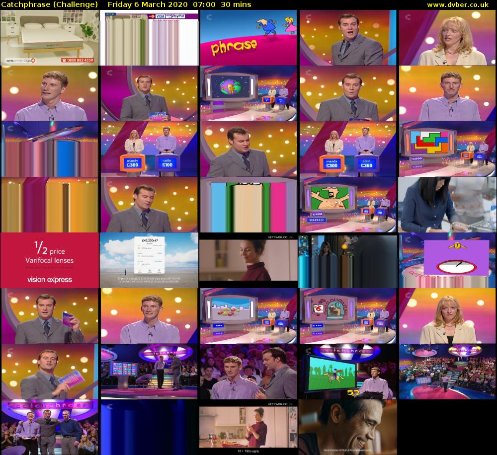 Catchphrase (Challenge) - 2020-03-06-0700