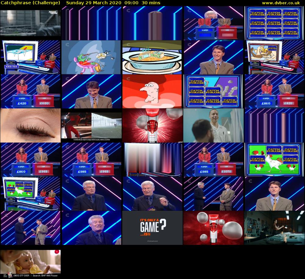 Catchphrase (Challenge) - 2020-03-29-0900