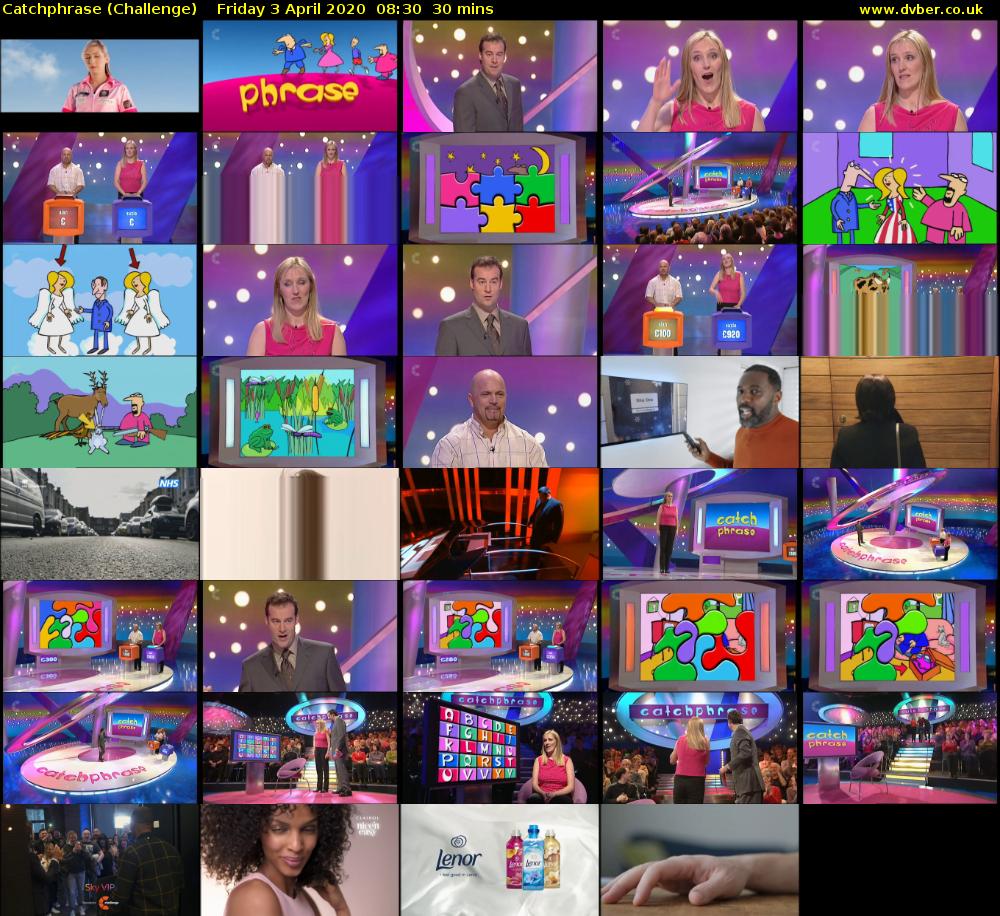 Catchphrase (Challenge) - 2020-04-03-0830