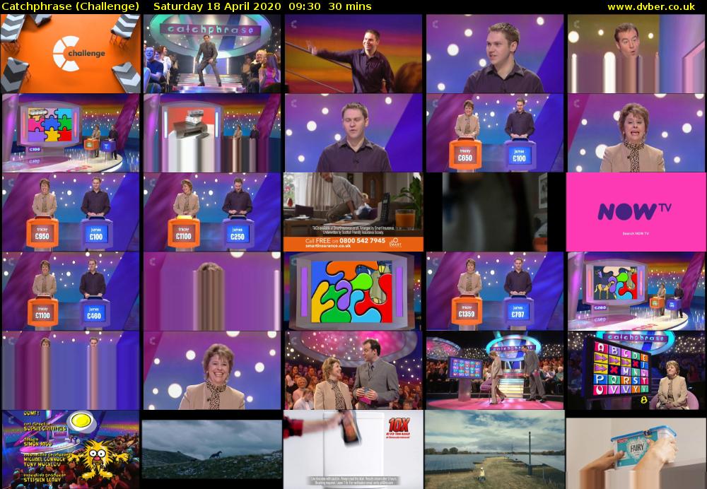 Catchphrase (Challenge) - 2020-04-18-0930