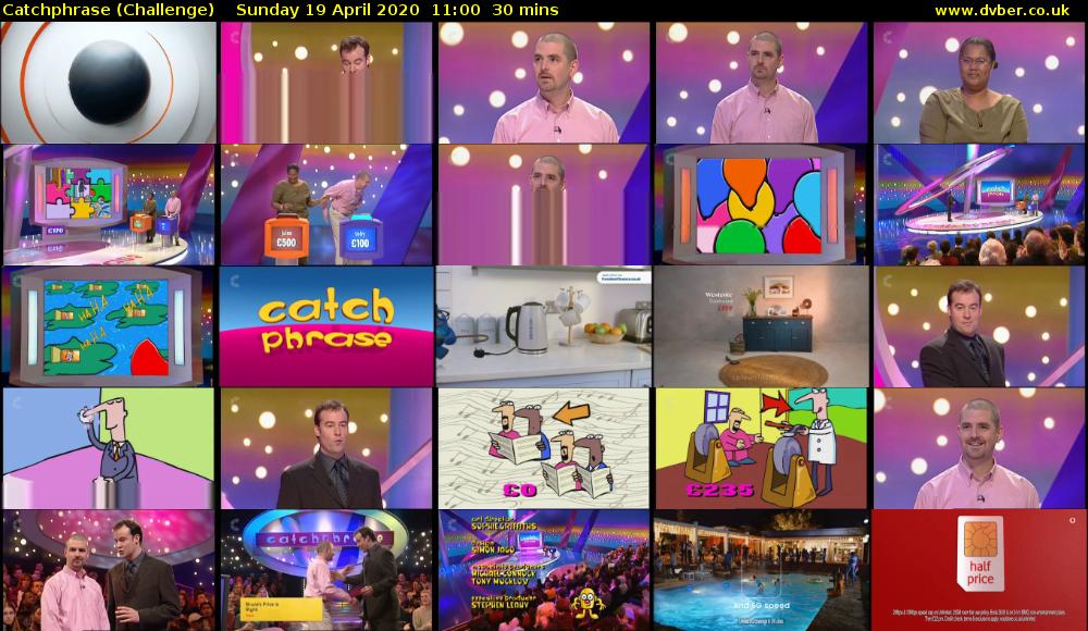 Catchphrase (Challenge) - 2020-04-19-1100