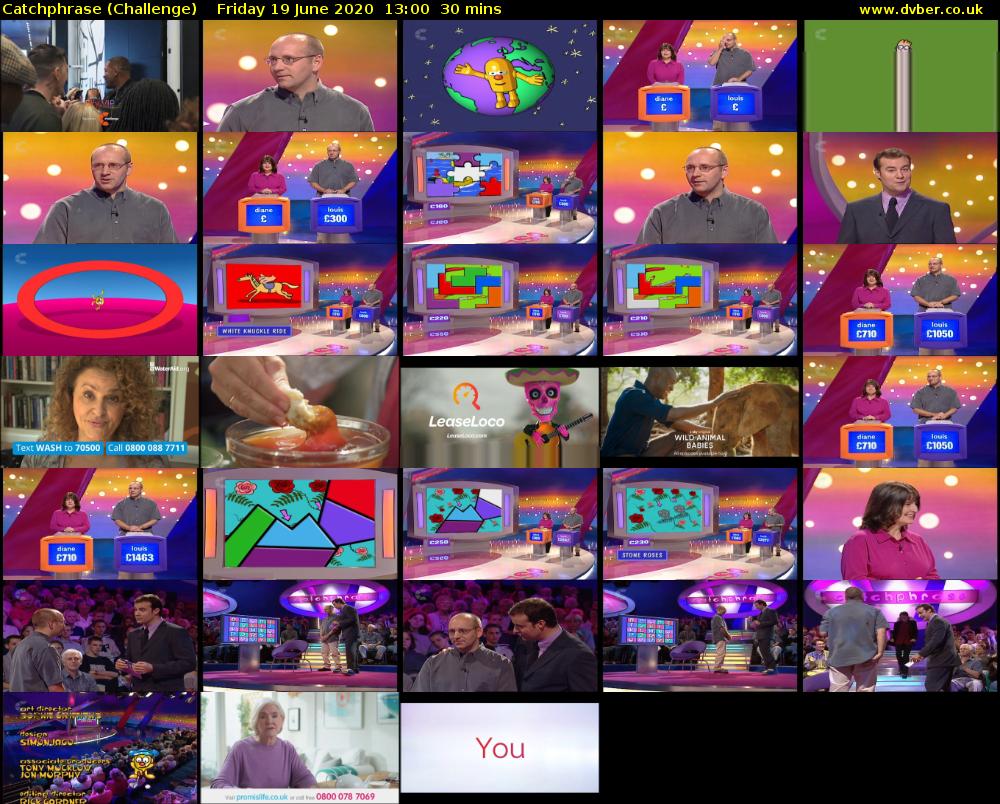 Catchphrase (Challenge) - 2020-06-19-1300