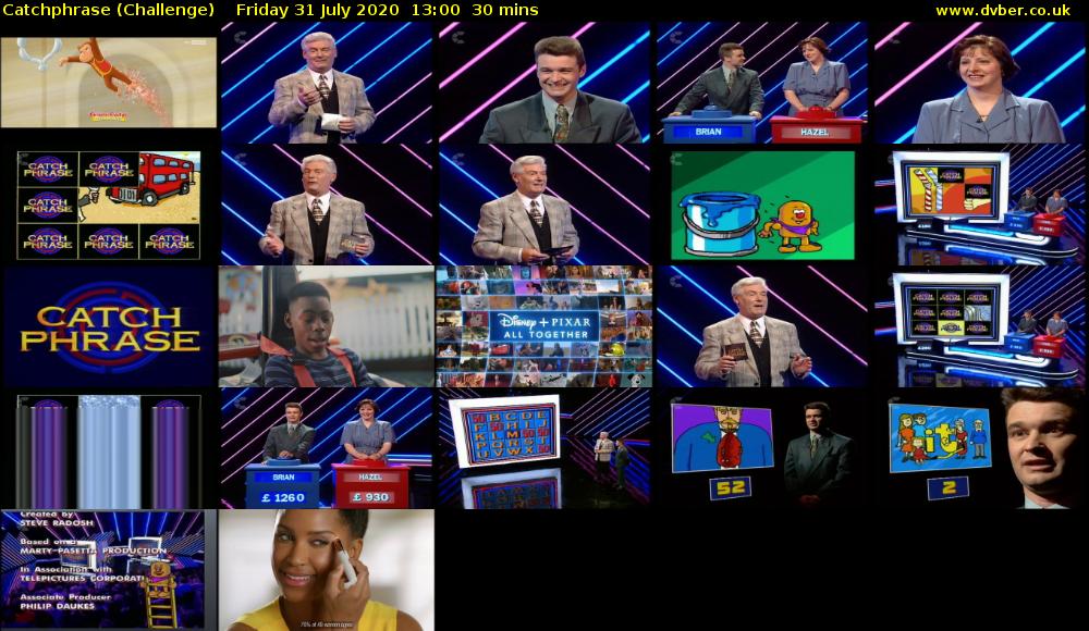Catchphrase (Challenge) - 2020-07-31-1300