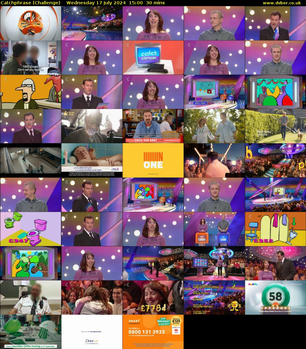 Catchphrase (Challenge) - 2024-07-17-1500