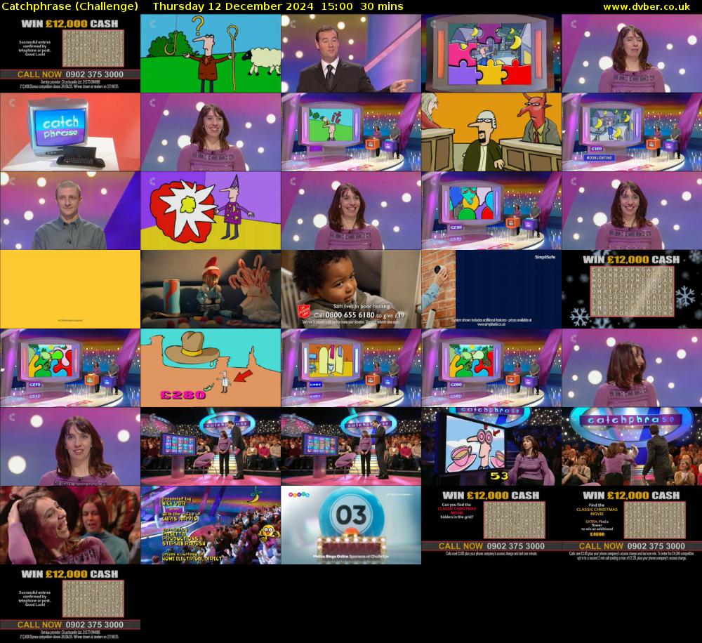 Catchphrase (Challenge) - 2024-12-12-1500