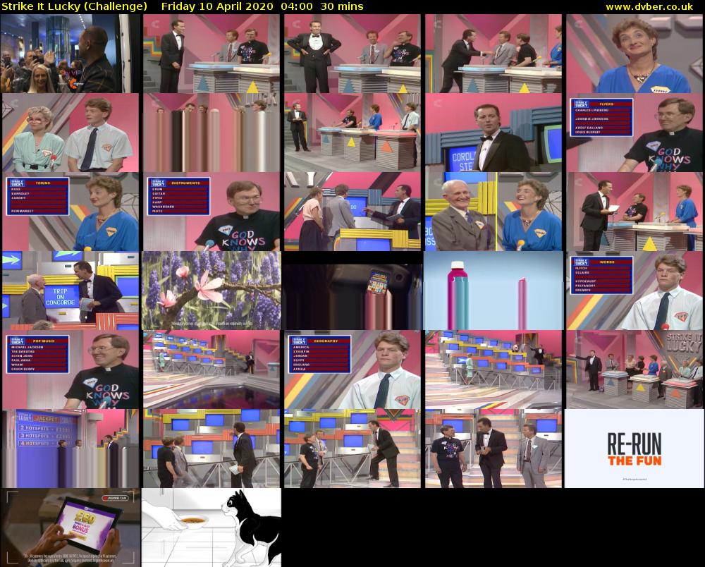 Strike It Lucky (Challenge) - 2020-04-10-0400