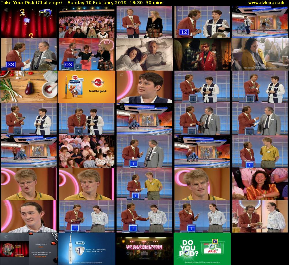 Take Your Pick (Challenge) - 2019-02-10-1830