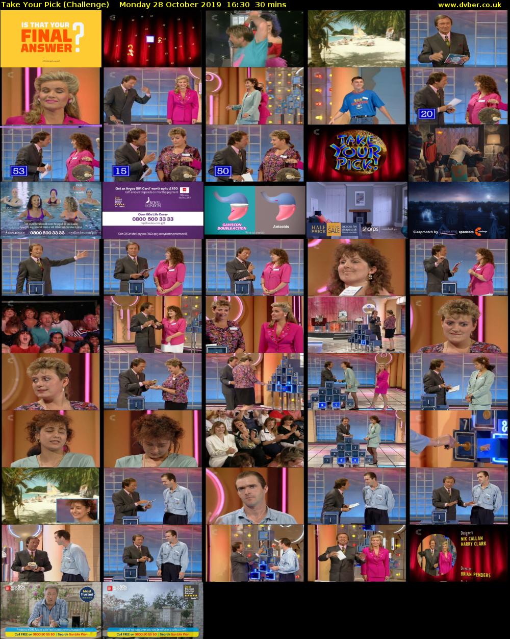 Take Your Pick (Challenge) - 2019-10-28-1630