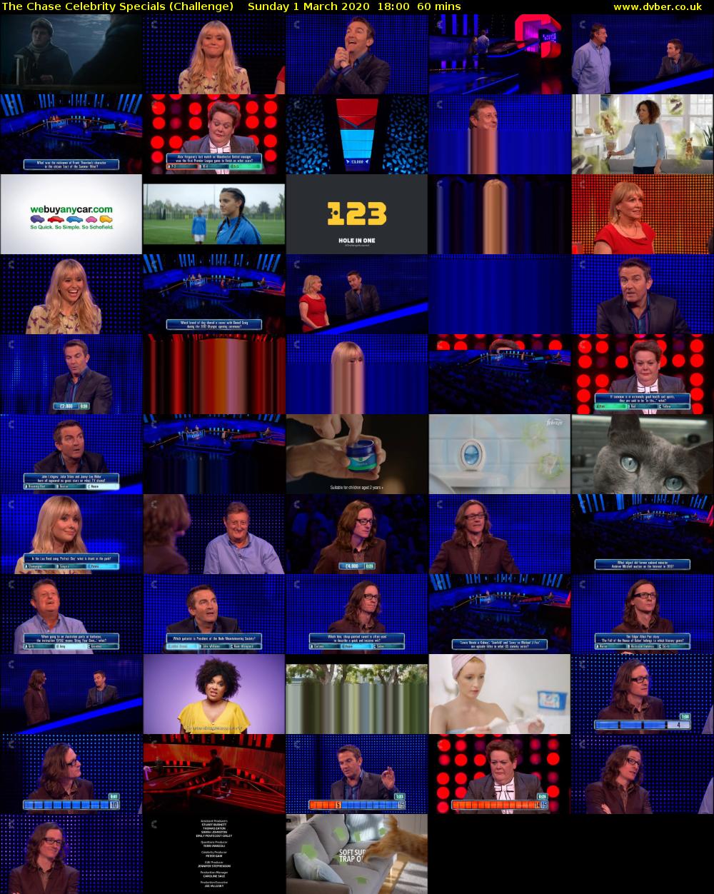 The Chase Celebrity Specials (Challenge) - 2020-03-01-1800