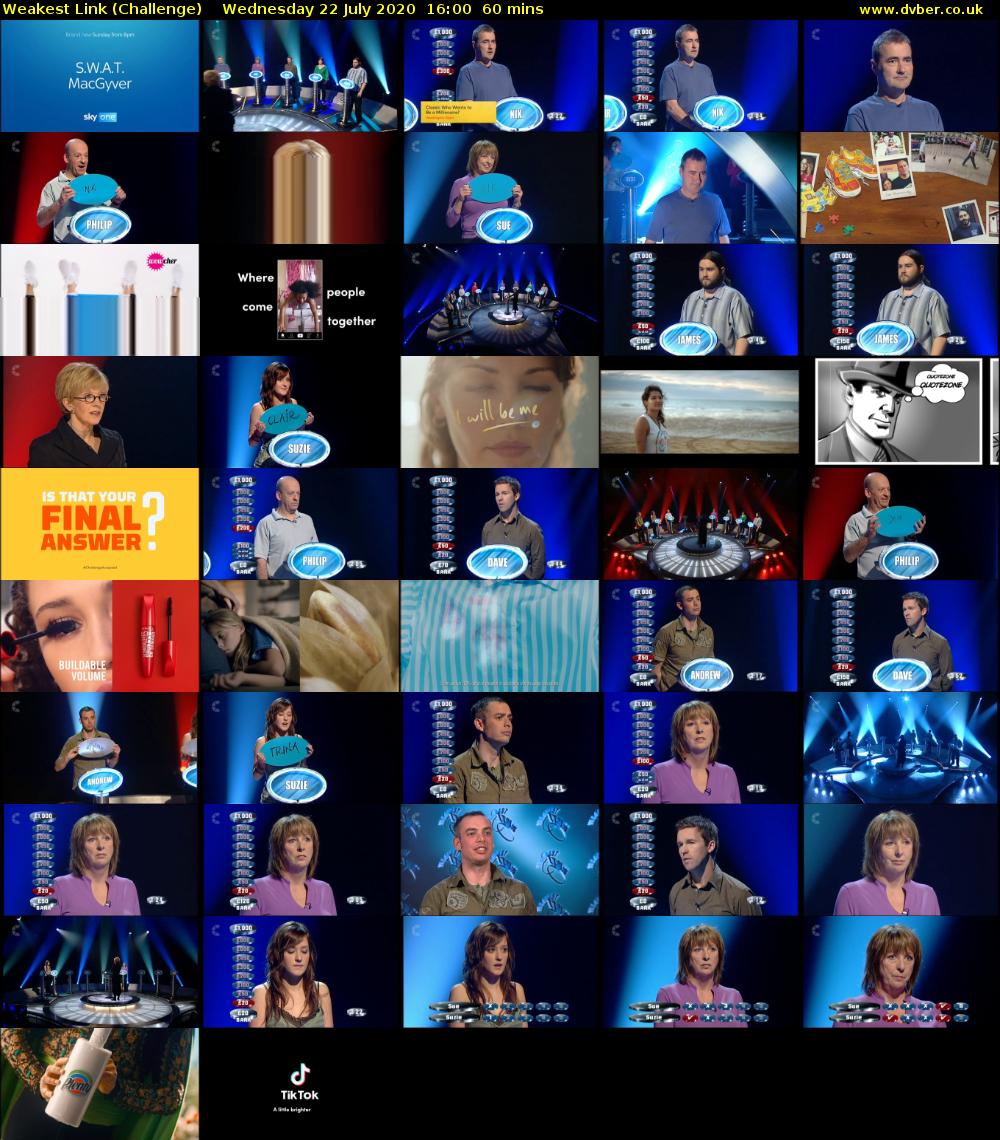 Weakest Link (Challenge) - 2020-07-22-1600