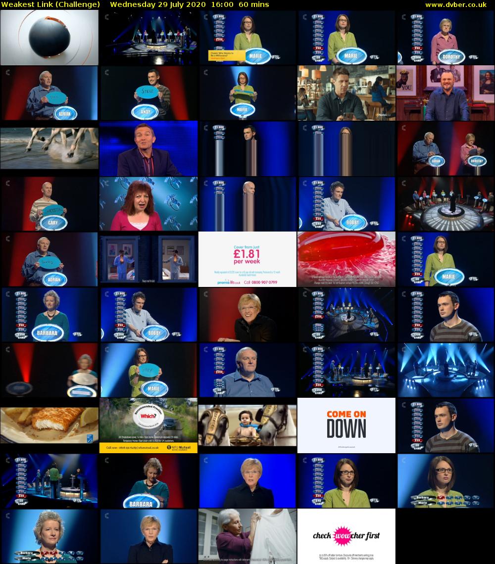 Weakest Link (Challenge) - 2020-07-29-1600