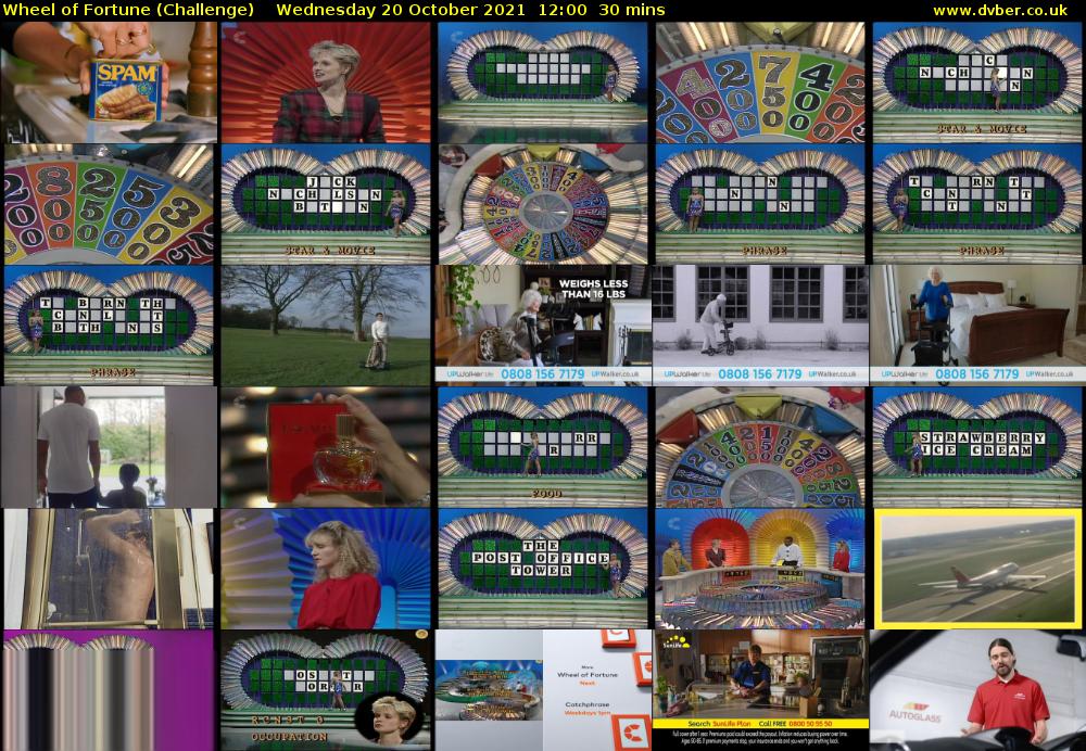 Wheel of Fortune (Challenge) - 2021-10-20-1200
