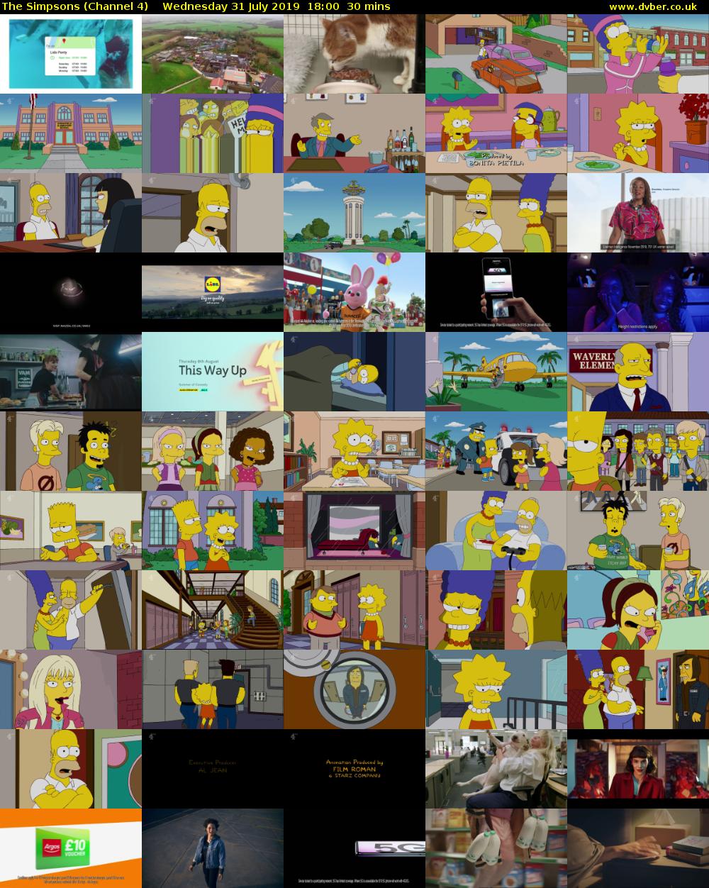 The Simpsons (Channel 4 HD) - 2019-07-31-1800
