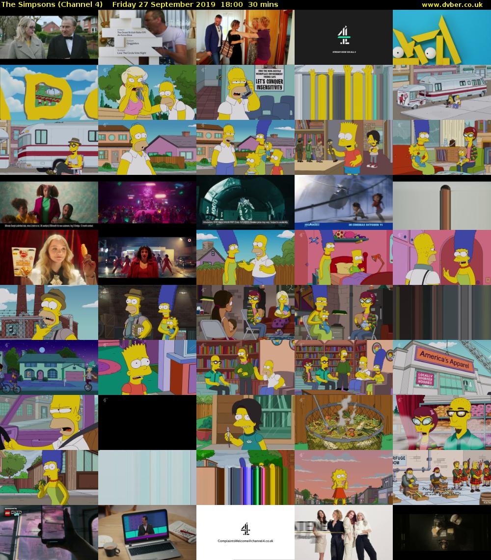 The Simpsons (Channel 4 HD) - 2019-09-27-1800