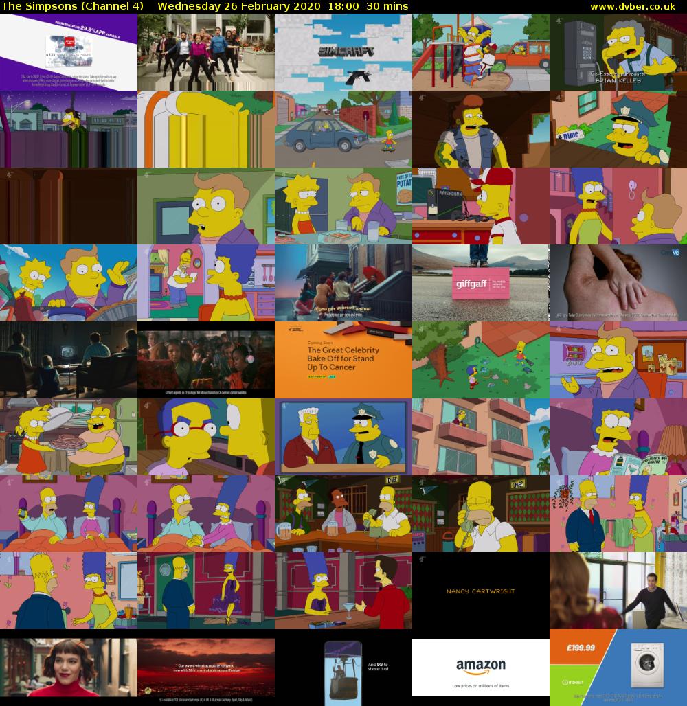 The Simpsons (Channel 4 HD) - 2020-02-26-1800