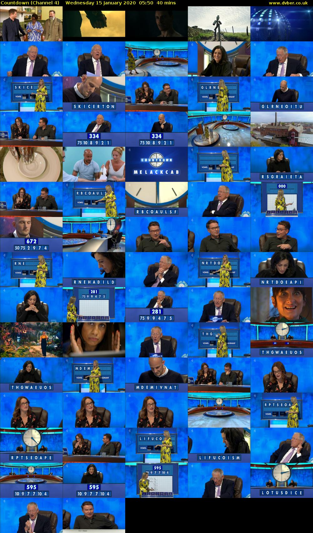 Countdown (Channel 4) - 2020-01-15-0550