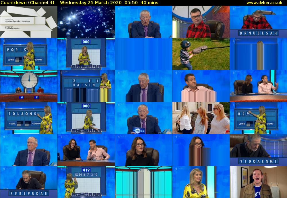 Countdown (Channel 4) - 2020-03-25-0550