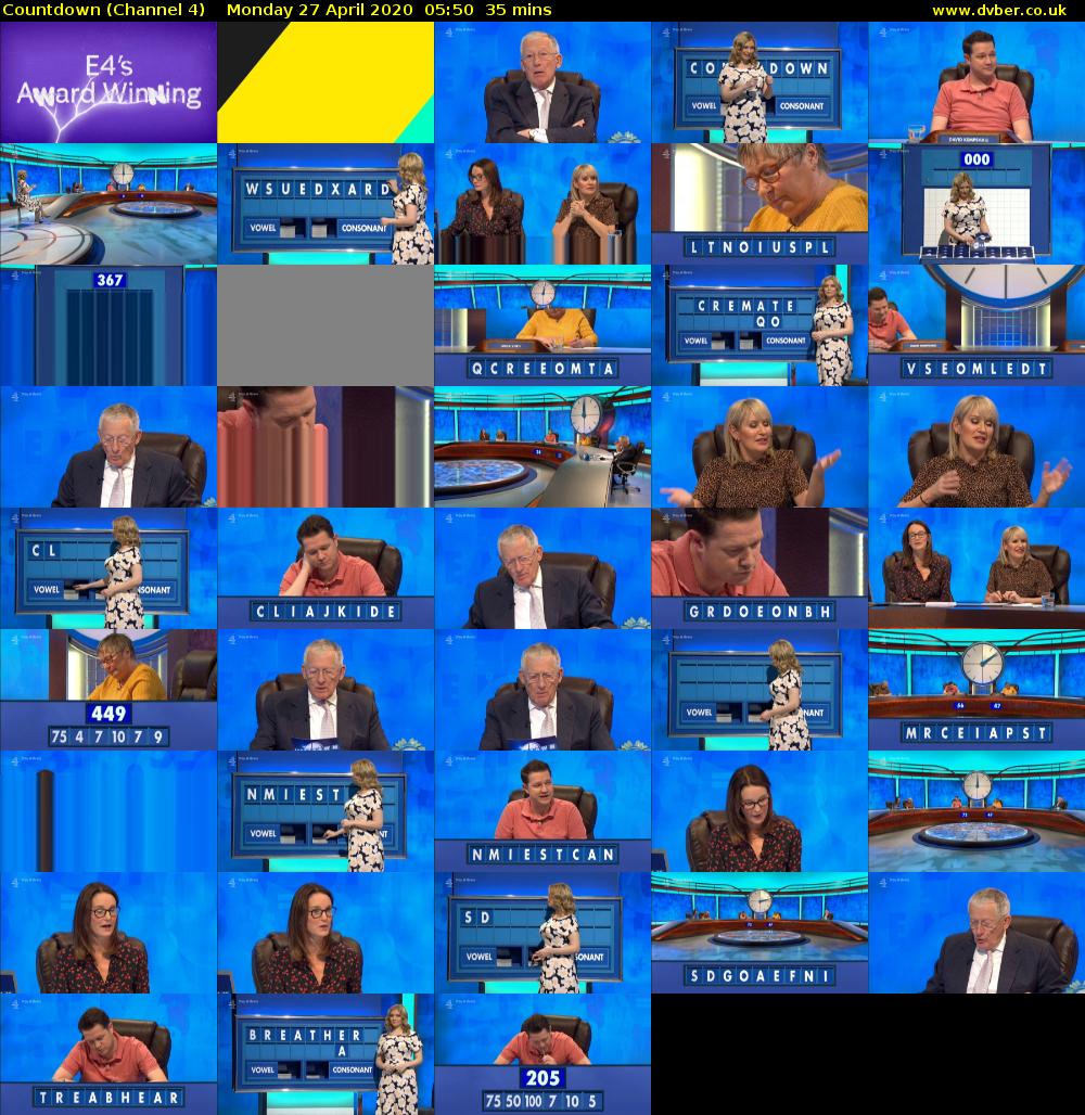 Countdown (Channel 4) - 2020-04-27-0550