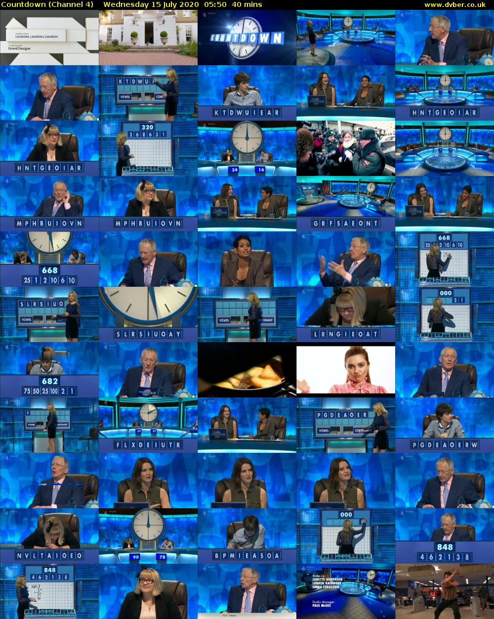 Countdown (Channel 4) - 2020-07-15-0550