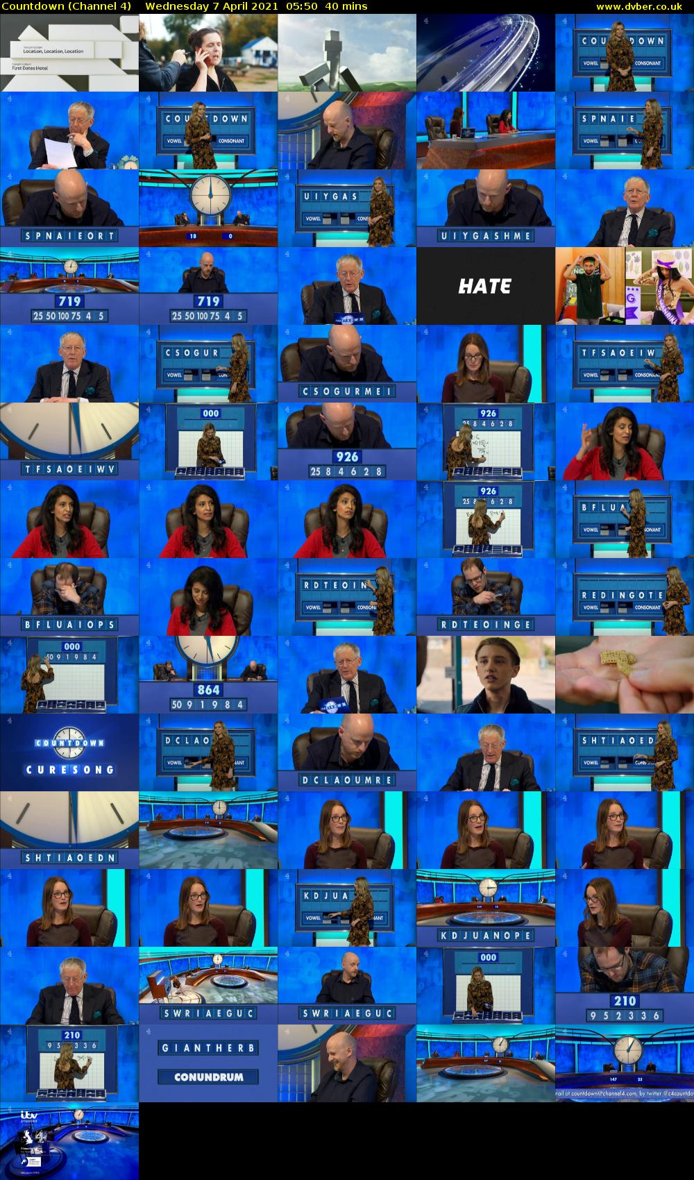 Countdown (Channel 4) - 2021-04-07-0550