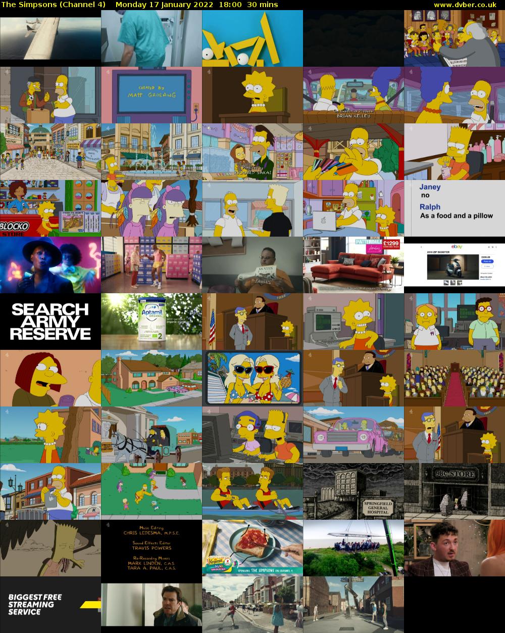 The Simpsons (Channel 4) - 2022-01-17-1800