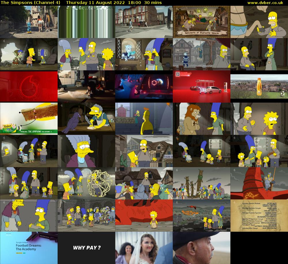 The Simpsons (Channel 4) - 2022-08-11-1800