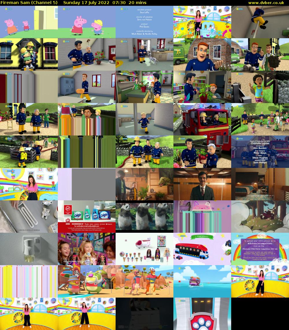 Fireman Sam (Channel 5 HD) - 2022-07-17-0730