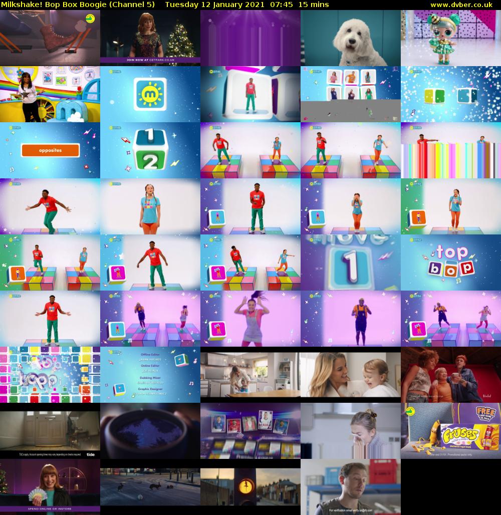 Milkshake! Bop Box Boogie (Channel 5 HD) - 2021-01-12-0745