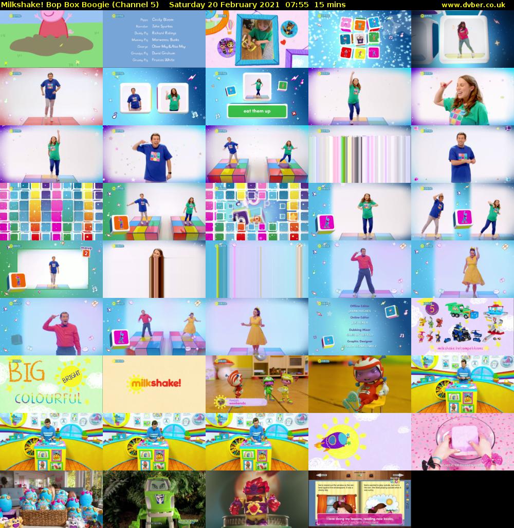 Milkshake! Bop Box Boogie (Channel 5 HD) - 2021-02-20-0755