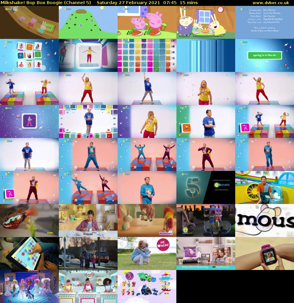 Milkshake! Bop Box Boogie (Channel 5 HD) - 2021-02-27-0745