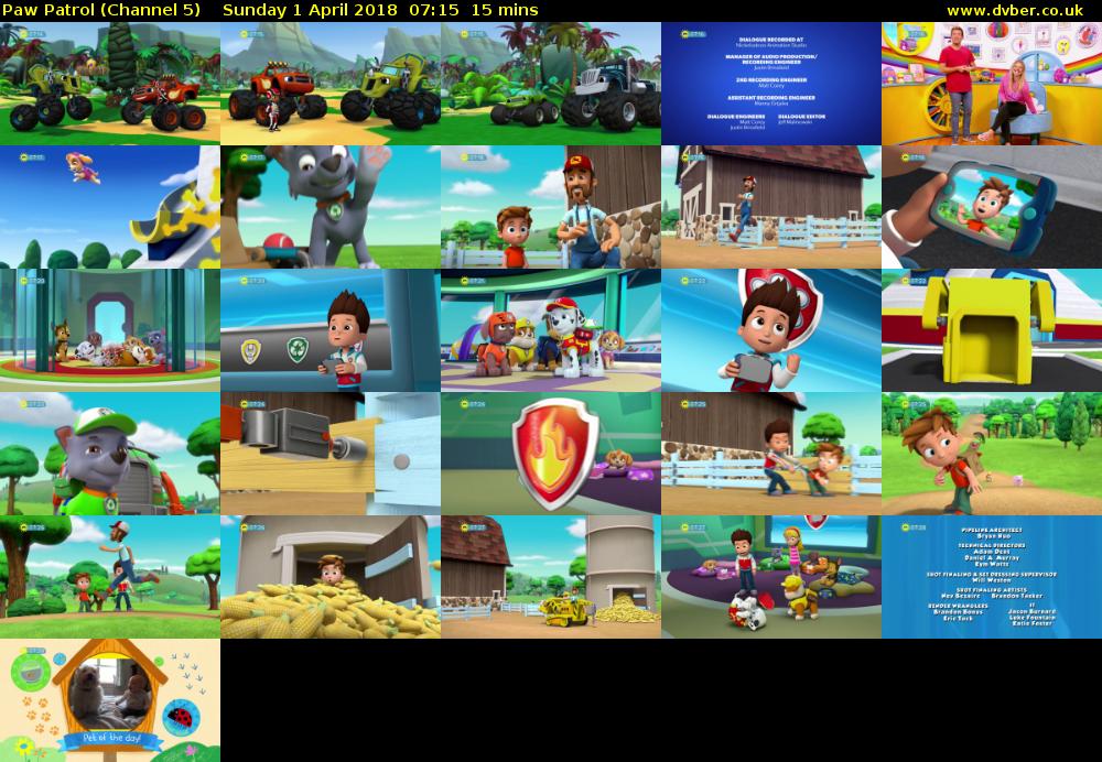 Paw Patrol (Channel 5 HD) - 2018-04-01-0715